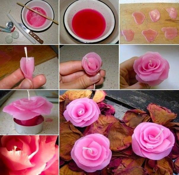 Cara DIY Lilin Hiasan Bunga Ros Cantik | Giler Deco