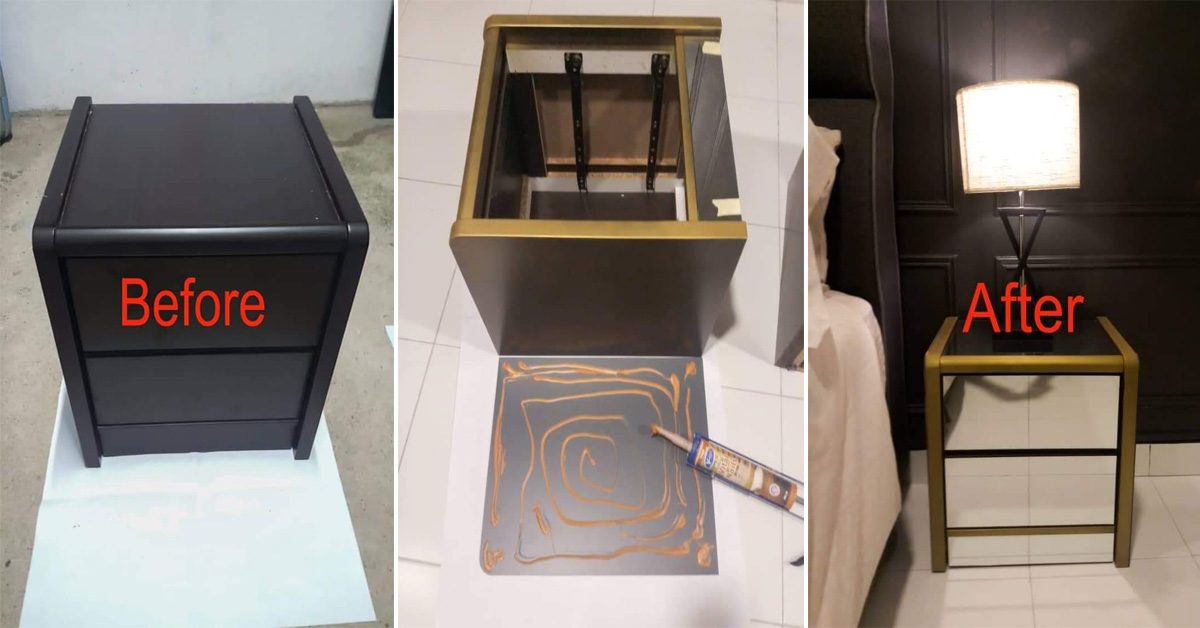 DIY Side Table Lama Kepada Side Table Ala-Ala SSF