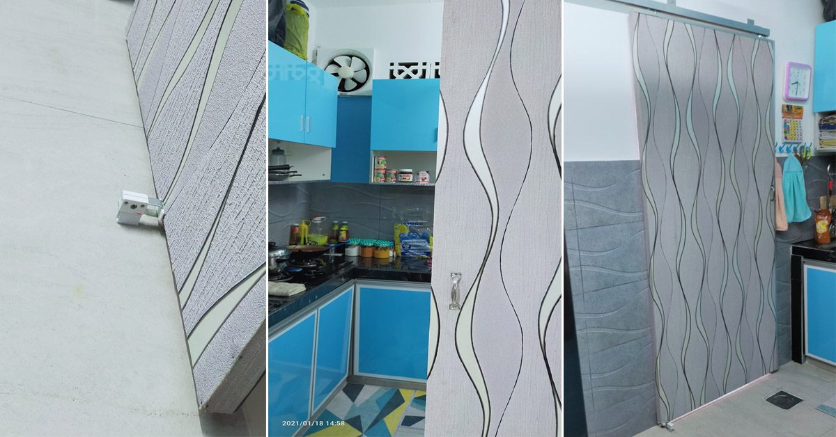 DIY Sahaja "Sliding Door" Dapur Yang Ringkas Dan Mudah.