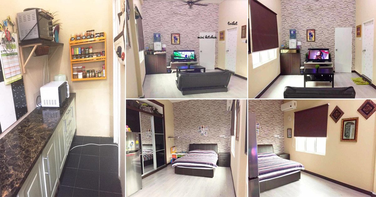 Jadikan Bilik Yang Besar Dan Luas Kepada Rumah Kecil