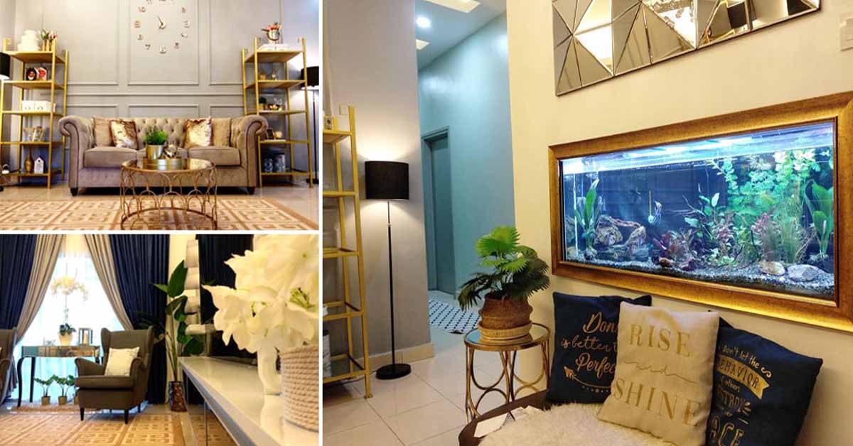 Dari Rumah Biasa Diubahsuai Dengan Konsep Lobi Hotel