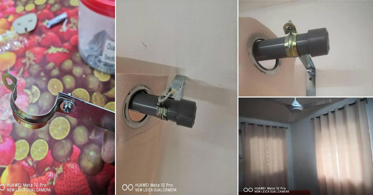 DIY Rod Langsir Jenis Eyelet Yang Mudah Bermodalkan RM50