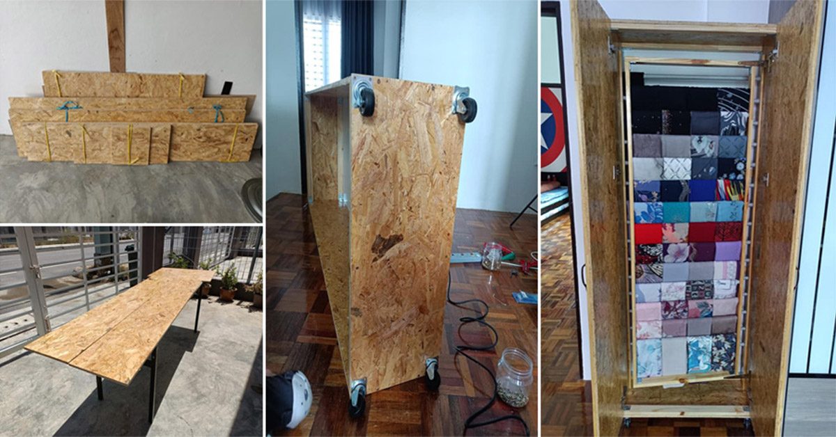 DIY Almari Tudung Untuk Isteri Tersayang Dari Kayu Pine