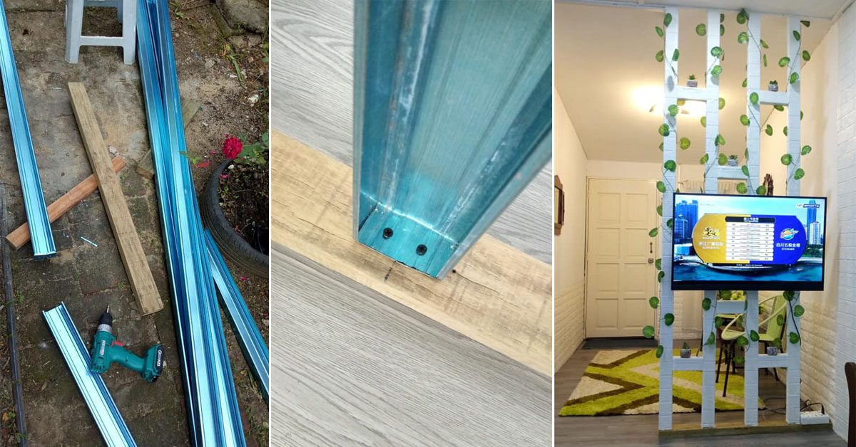 DIY Divider Bilik Mudah Atas Permintaan Isteri Tersayang