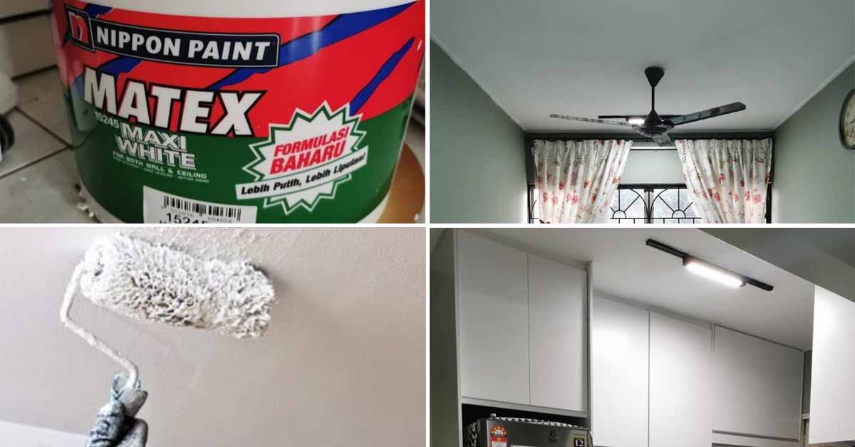 Cara Buat Plaster Dan Cat Siling Bermodalkan Bawah Rm100