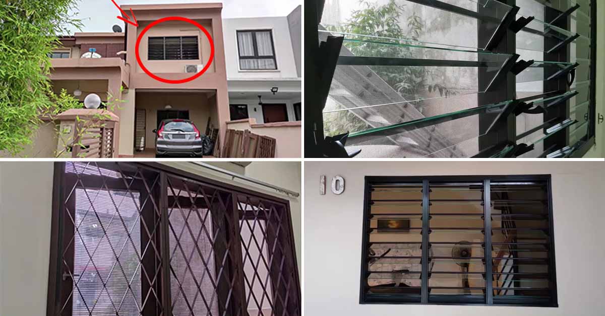 Ubahsuai Tingkap Kayu Reput Kepada Tingkap Louvre