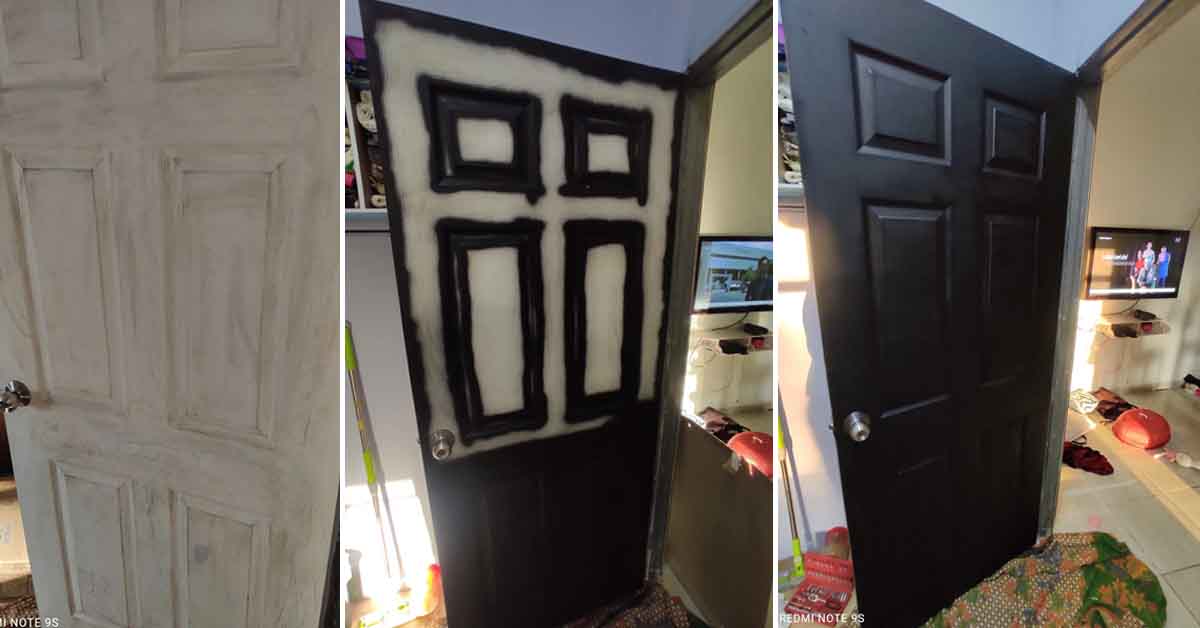 Cara DIY Pintu Lama Hanya Guna Spray Dari Mr.DIY