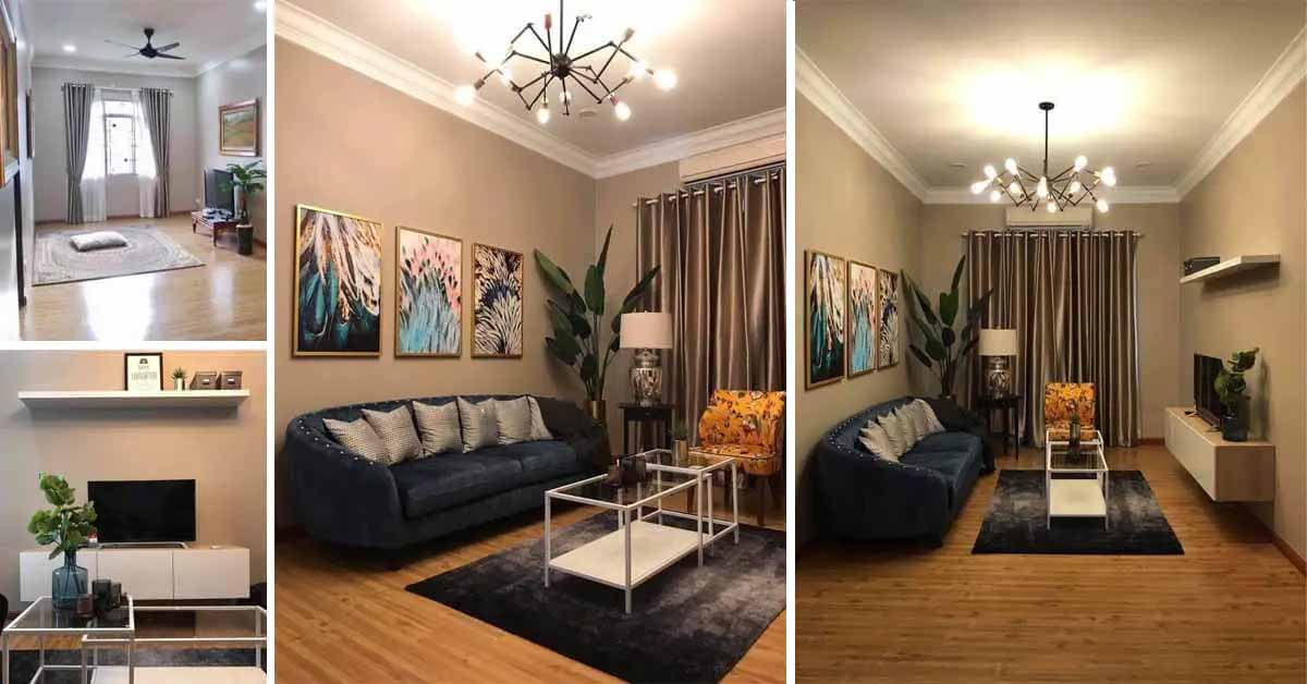 Makeover Ruang Tamu Berkonsepkan Deco Hari Raya