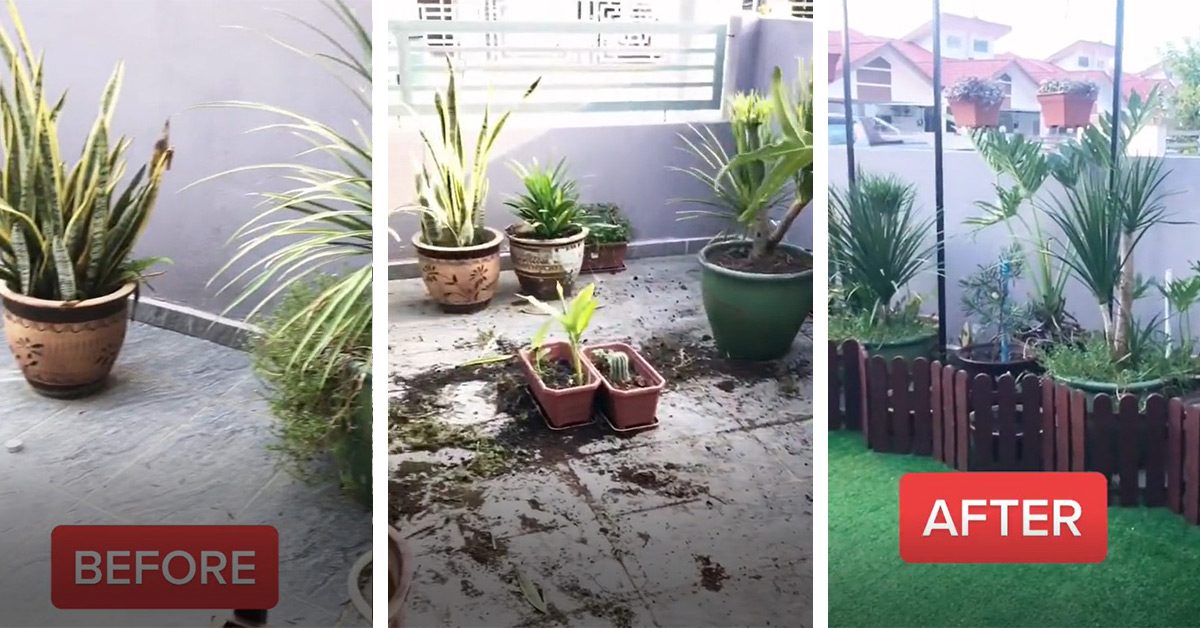 Dekorasi Mini Garden Simple Di Laman Rumah