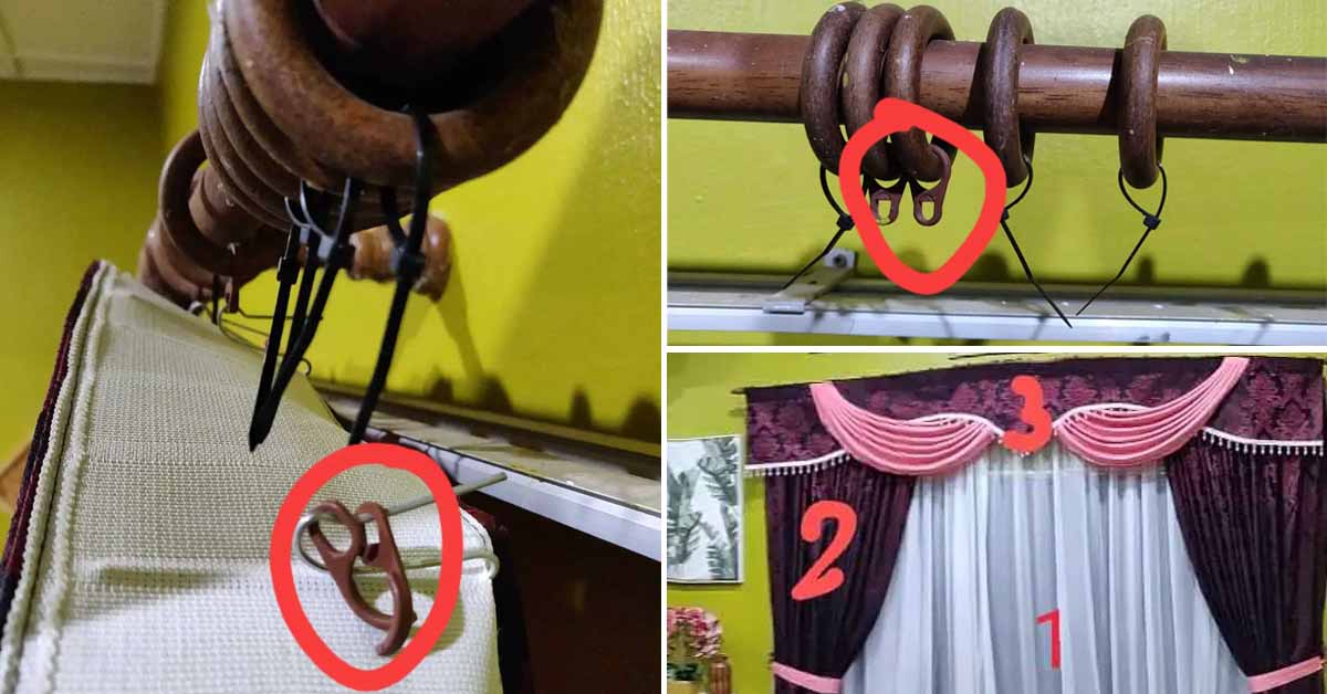 Cara Atasi Masalah Rod Langsir Patah Hanya Guna Cable Tie