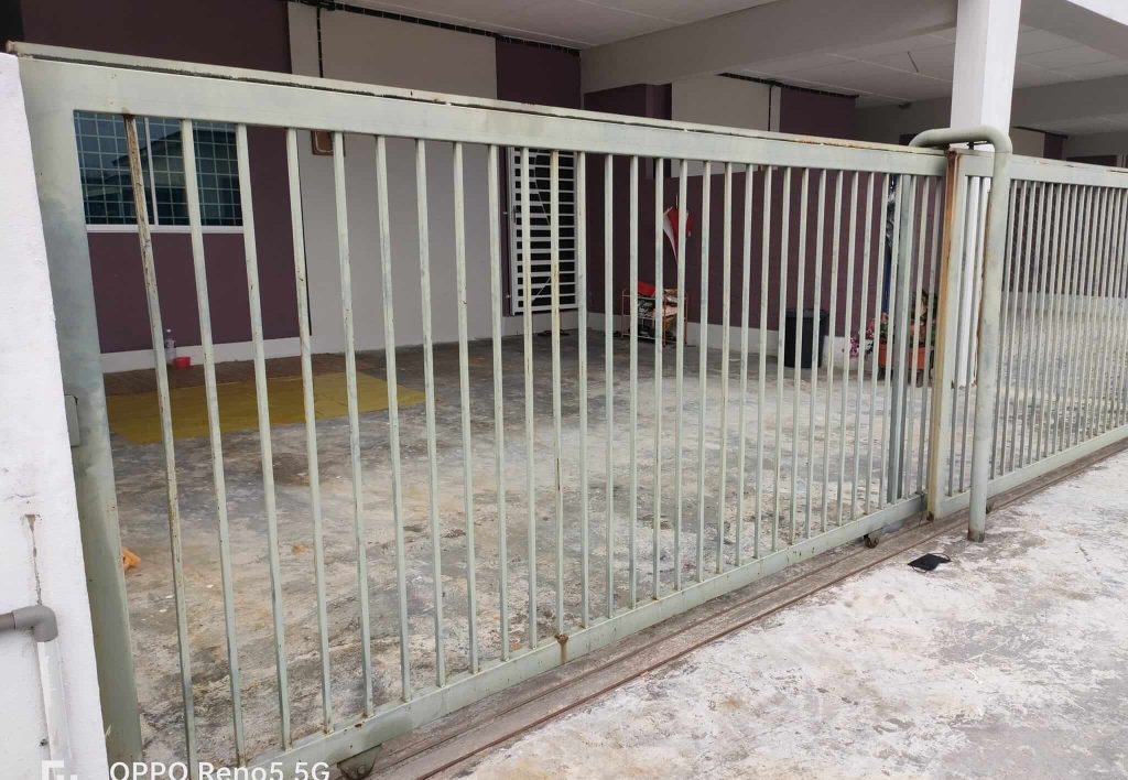 Proses DIY Pagar Lama Guna Aluminium Hollow Bajet RM 5K