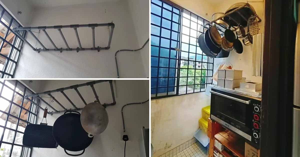 Cara DIY Tempat Gantung Periuk Belanga Guna Paip PVC
