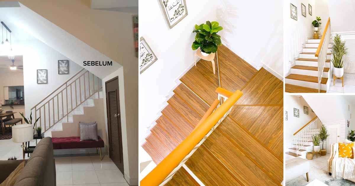 Projek Makeover Ruang Bahagian Tangga Bermodalkan RM500