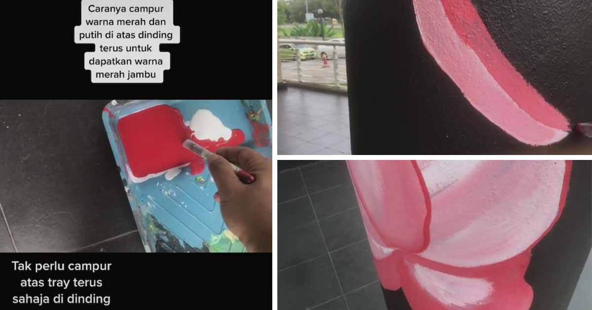 Cara Hasilkan Warna Cat Merah Jambu Pada Dinding