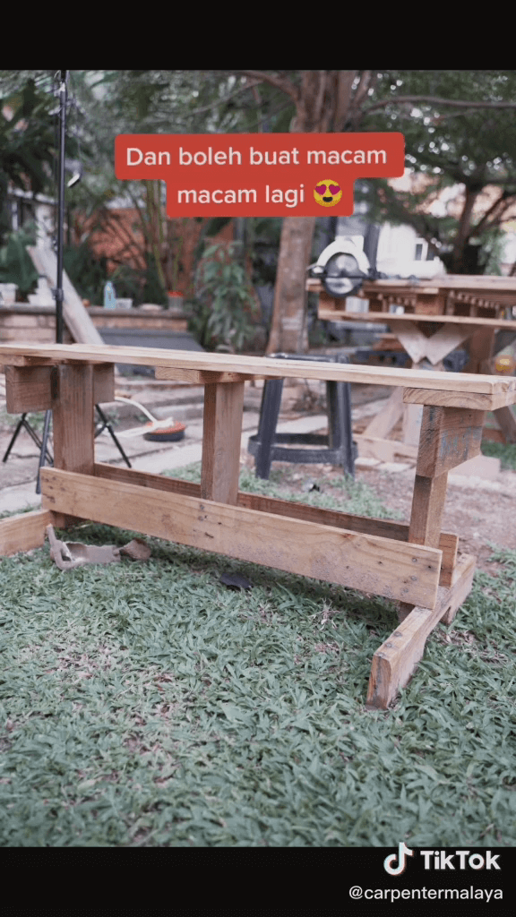 DIY Projek Kayu Terbuang Hasilkan Perabot Rumah