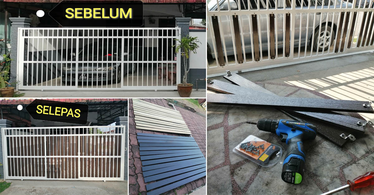 DIY Tutup Lubang Pagar Elakkan Kucing Datang Rumah