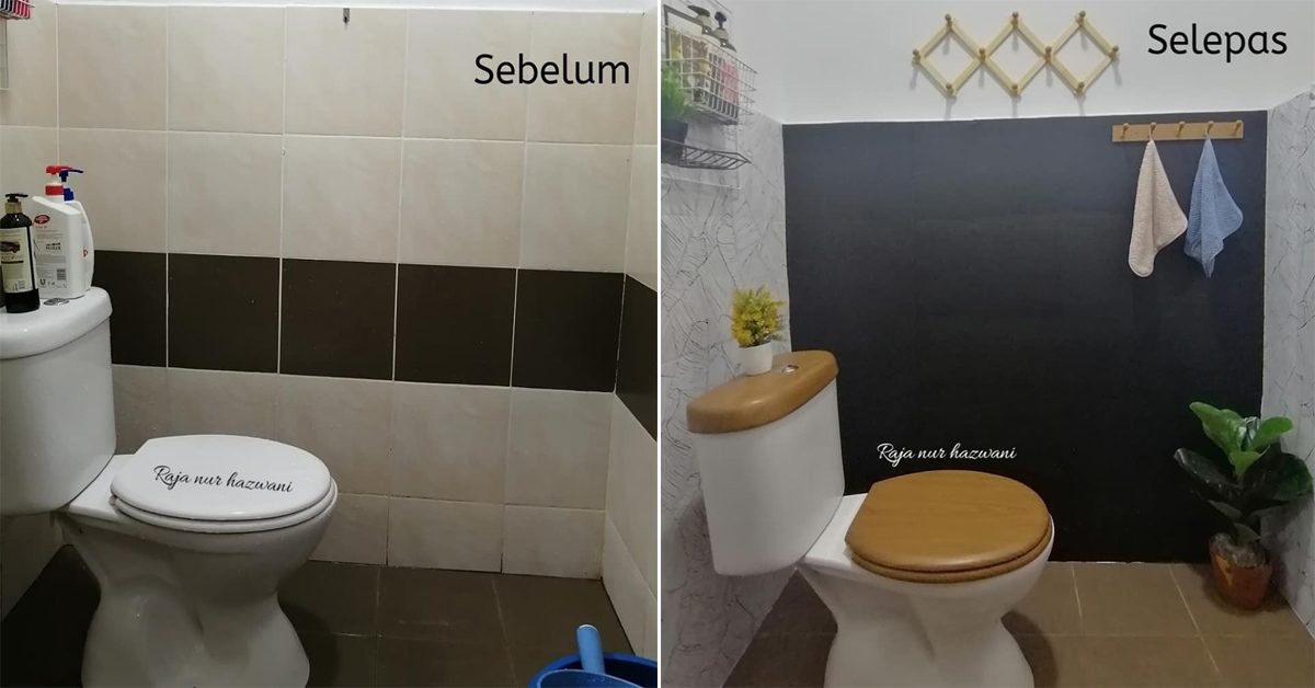 Kerja Makeover Tandas Sendu Menjadi Cantik Cara Simple