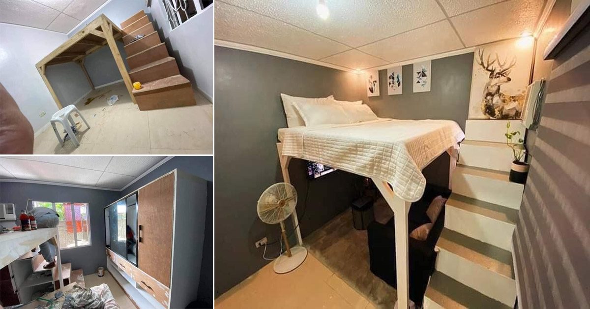 Makeover Bilik Tidur Bujang Dilengkapi Ruang TV