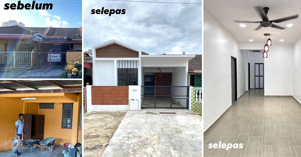 Projek Makeover Rumah Teres 1 Tingkat Mengikut Kemampuan