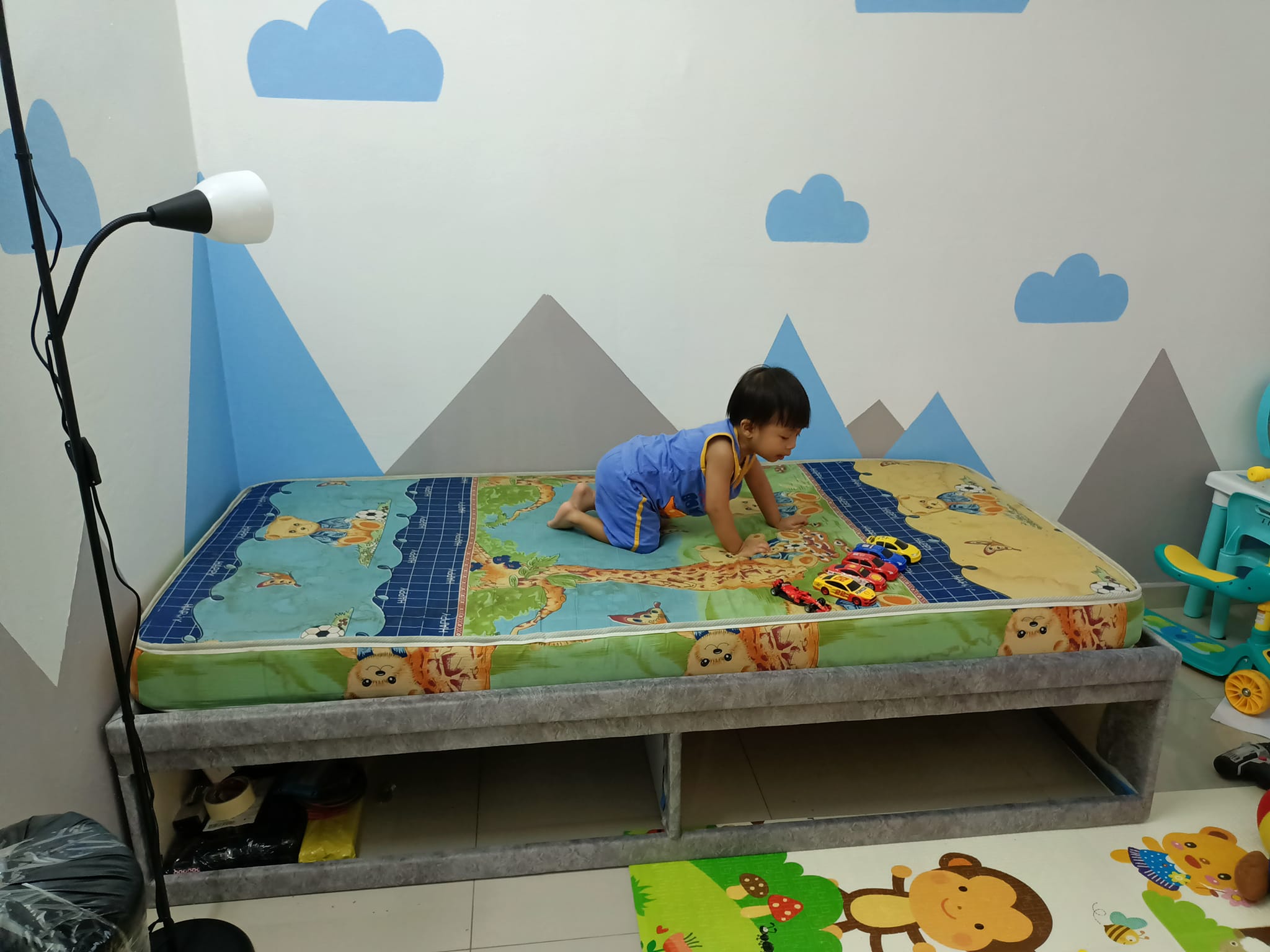 DIY Katil Anak Menggunakan Kayu Plywood