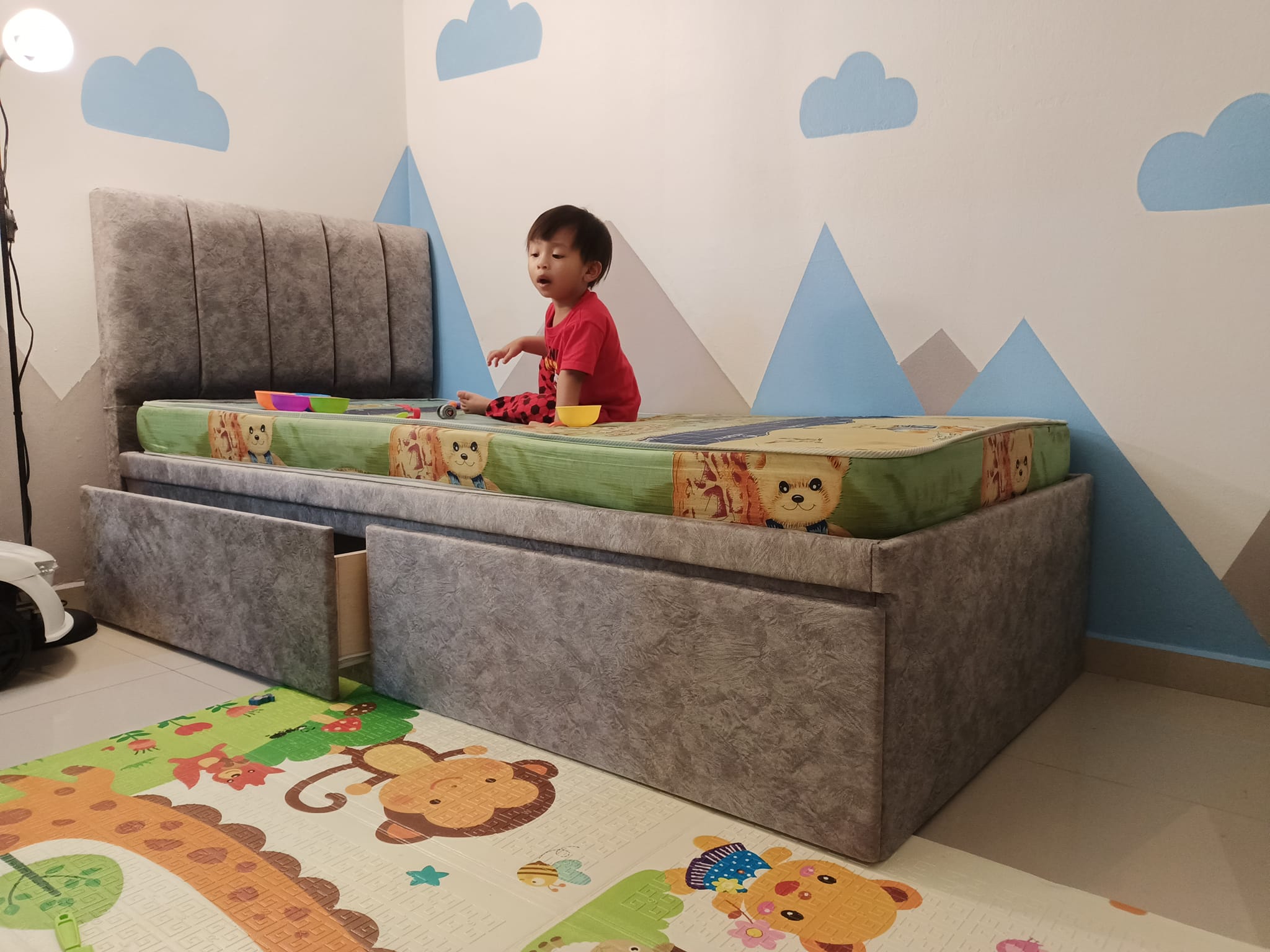 DIY Katil Anak Menggunakan Kayu Plywood
