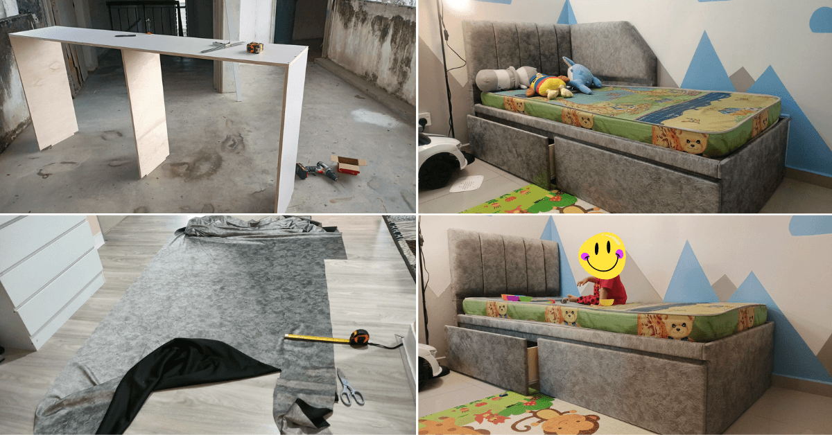 DIY Katil Anak Menggunakan Kayu Plywood