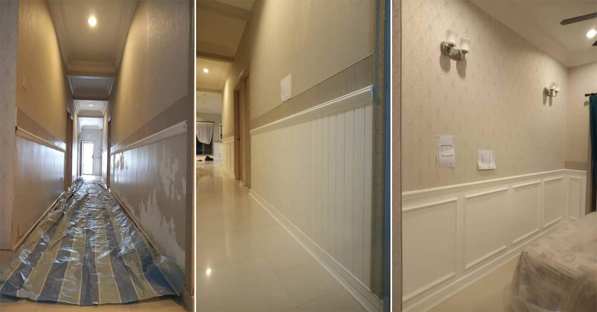 Cara Untuk Memasang Jenis Wainscoting Di Rumah Dengan Betul