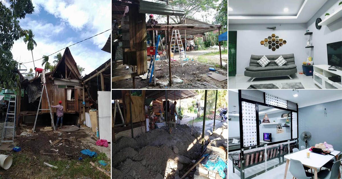 Rumah Kayu Reput Diberikan "Glow Up" Menjadi Mahligai Cantik