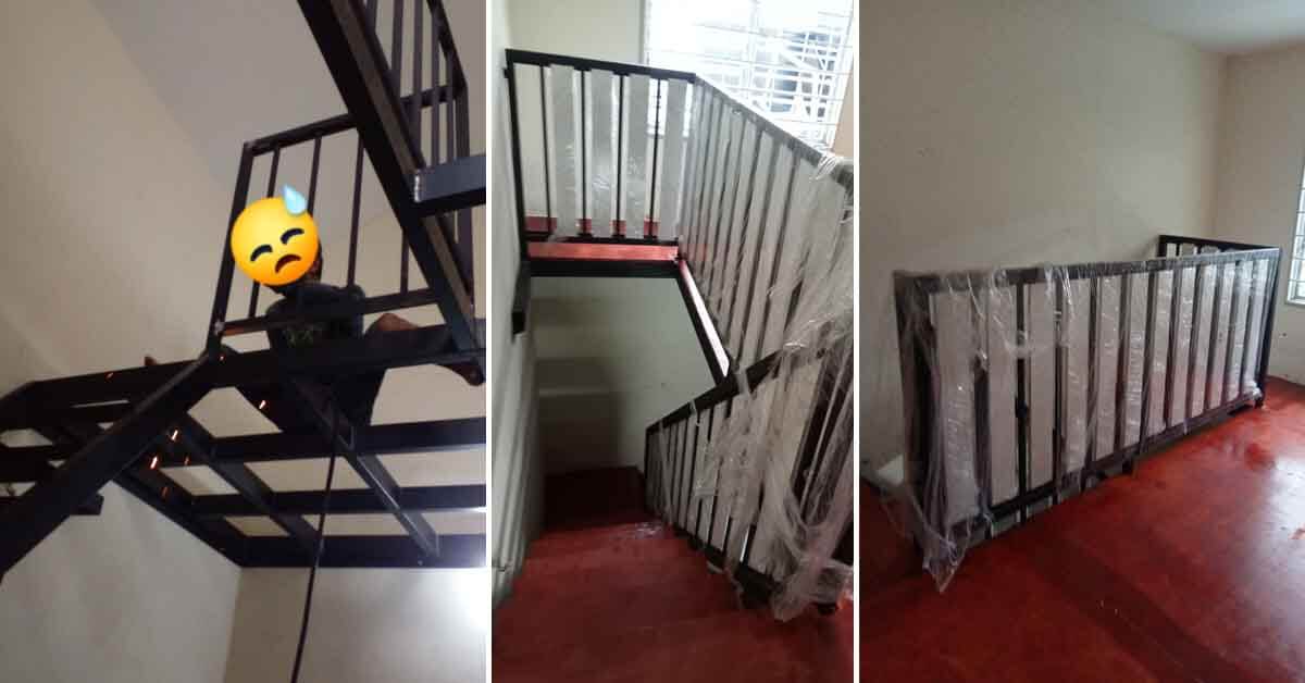 Projek Menjahit Besi Jadikan Loteng Pada Keseluruhan Rumah