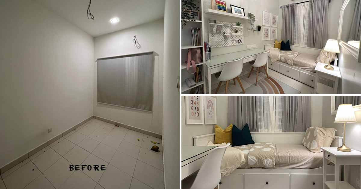 Idea Deco Bilik Belajar Anak Menggunakan Barang IKEA