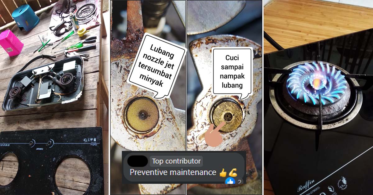 Punca Api Dapur Terlalu Slow Sampai Tak Boleh Memasak